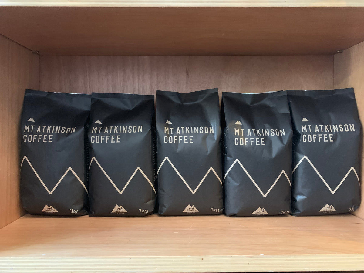 1kg Coffee bag now made with compostable materials! – Mt Atkinson Coffee